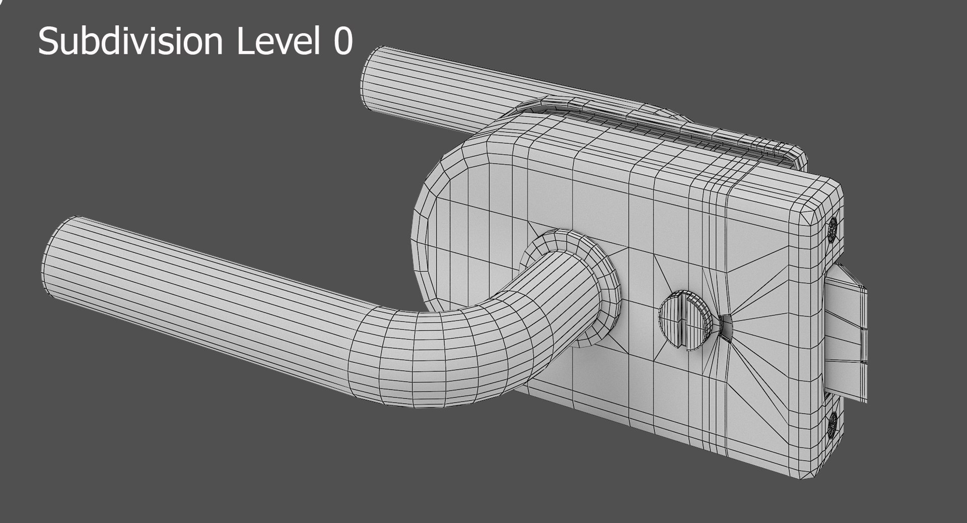 Lock Glass Door 3D Model - TurboSquid 1370629
