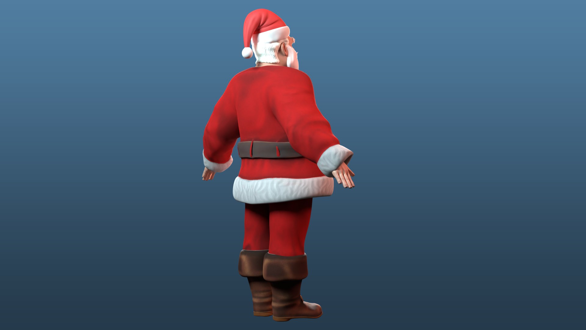 Cartoon Santa Claus 3D Model - TurboSquid 2168266