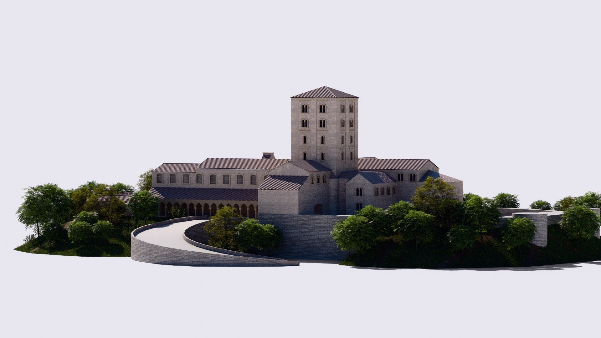 The Met Cloisters 3D Model - TurboSquid 2355547