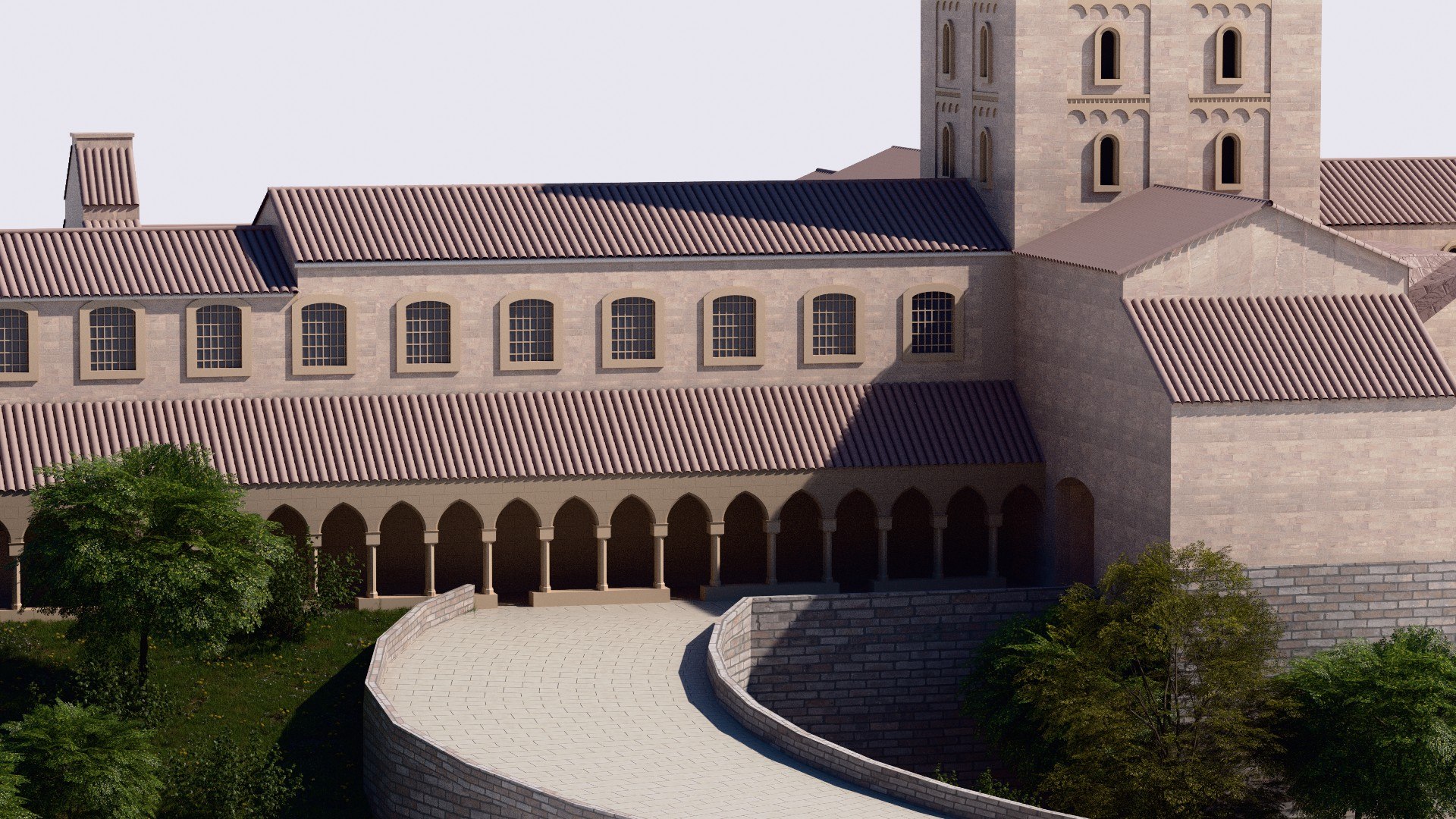 The Met Cloisters 3D Model - TurboSquid 2355547