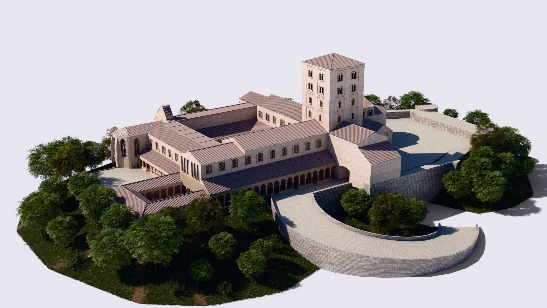 The Met Cloisters 3D Model - TurboSquid 2355547