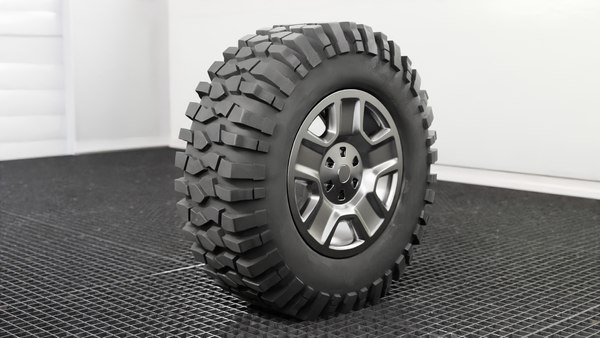 Off-road wheel Low-poly 3D model - TurboSquid 1793874