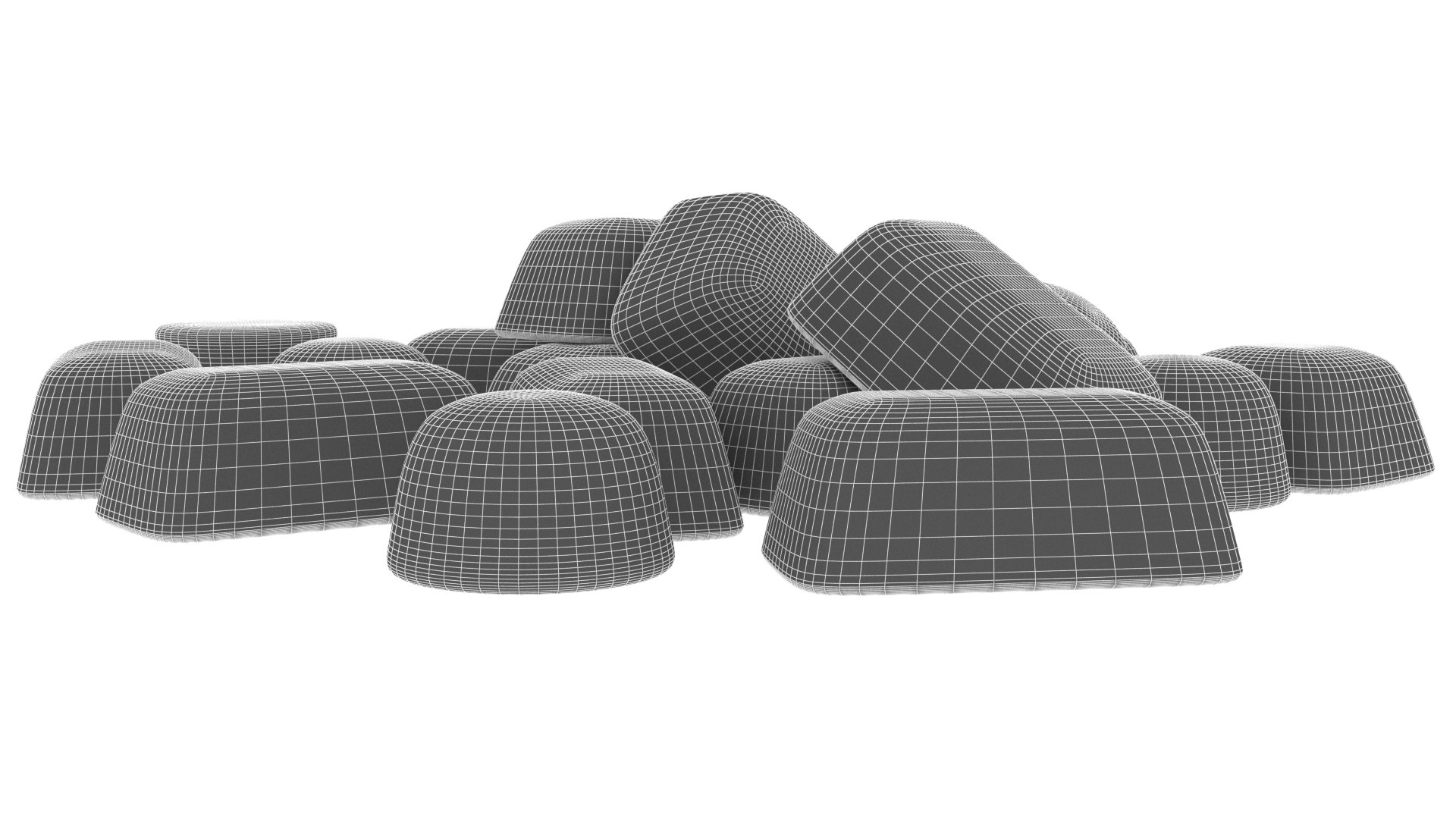 Assorted Gumdrops 3D model - TurboSquid 1814864