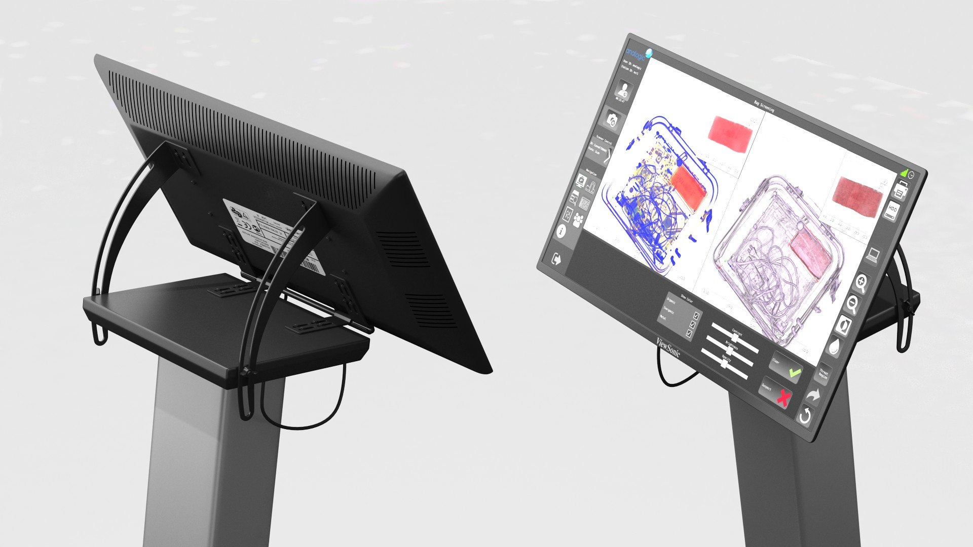 Viewsonic Security Scanner Monitor 3D Model - TurboSquid 1700535