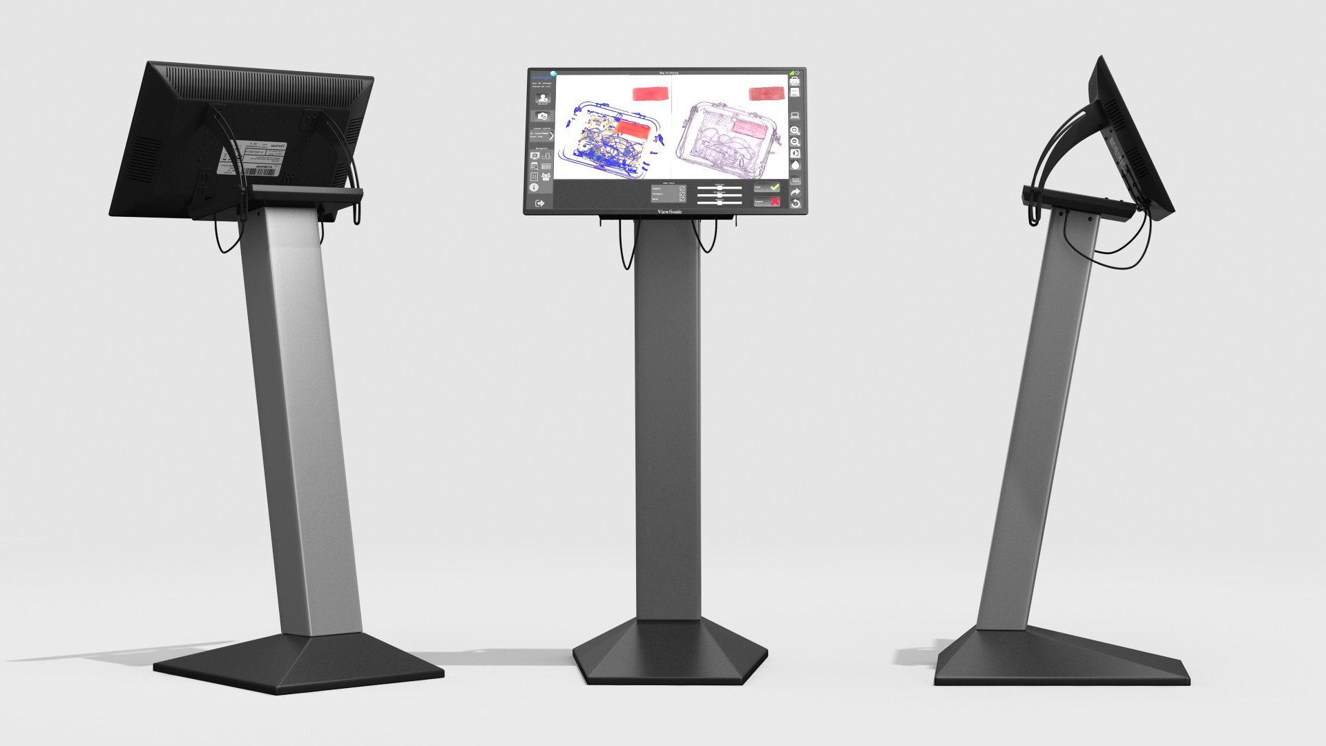 Viewsonic Security Scanner Monitor 3D Model - TurboSquid 1700535
