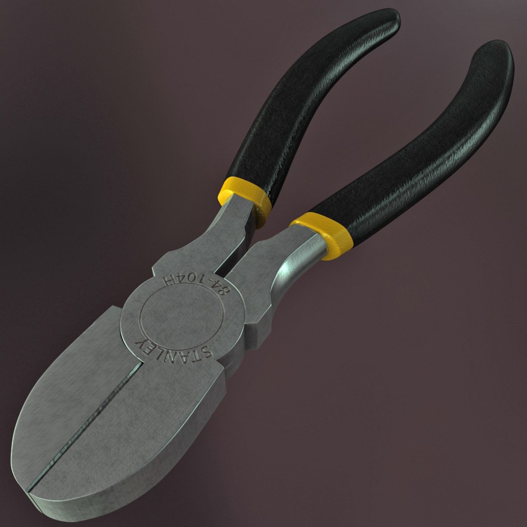 Diagonal Pliers 3D Model - TurboSquid 1228172
