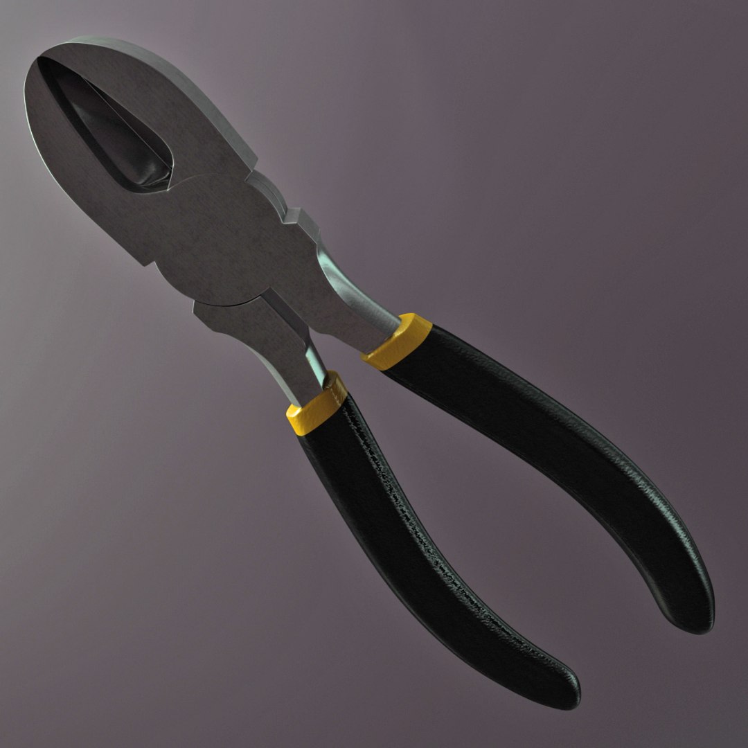 Diagonal Pliers 3D Model - TurboSquid 1228172