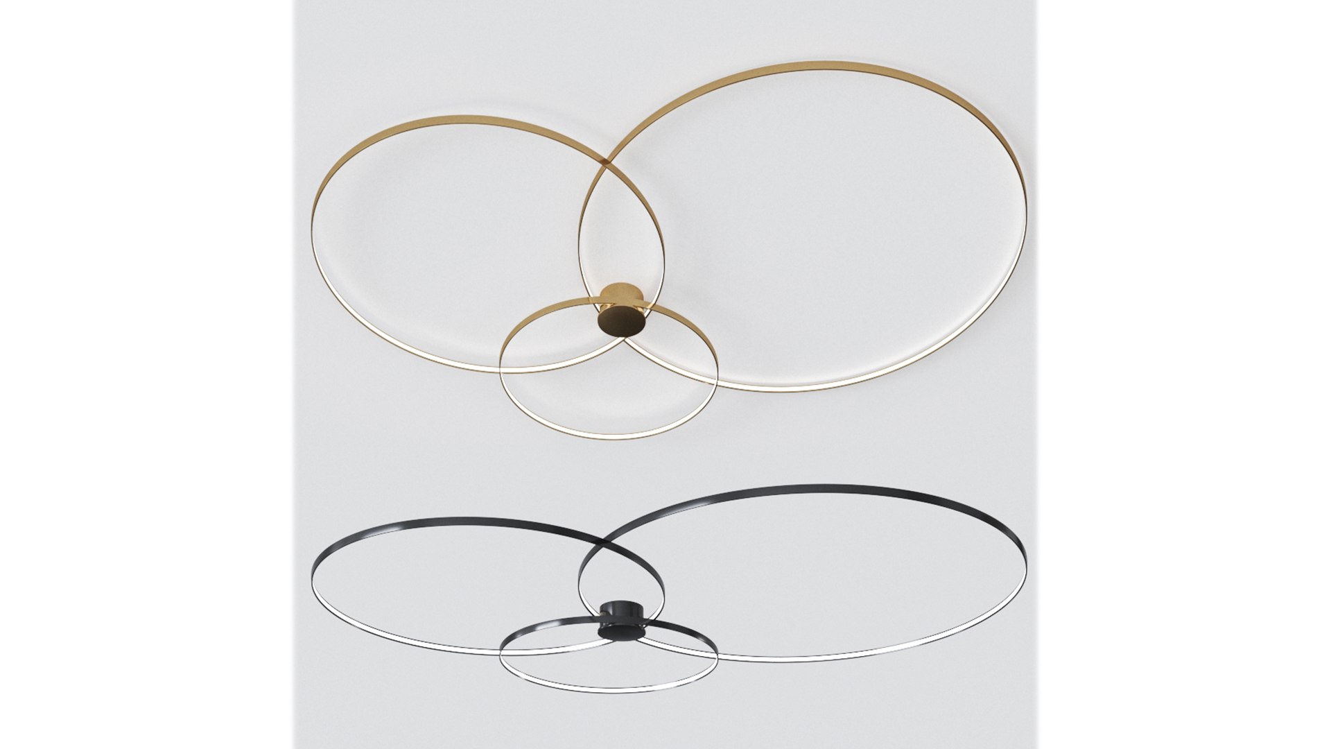 RINGS Ceiling lamp By ZAVA 3D - TurboSquid 2116701