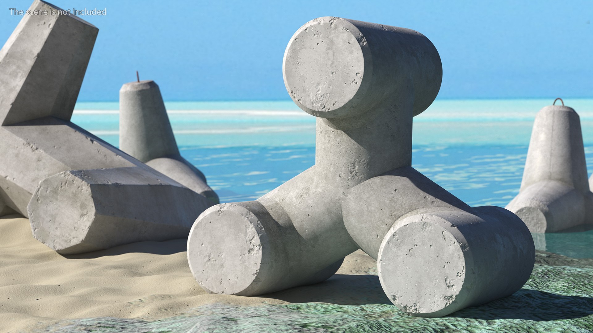 Tribar Coastal Wave Breaker 3D - TurboSquid 1818221