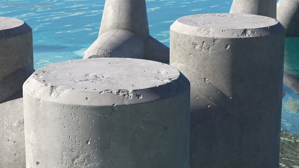 Tribar Coastal Wave Breaker 3D - TurboSquid 1818221