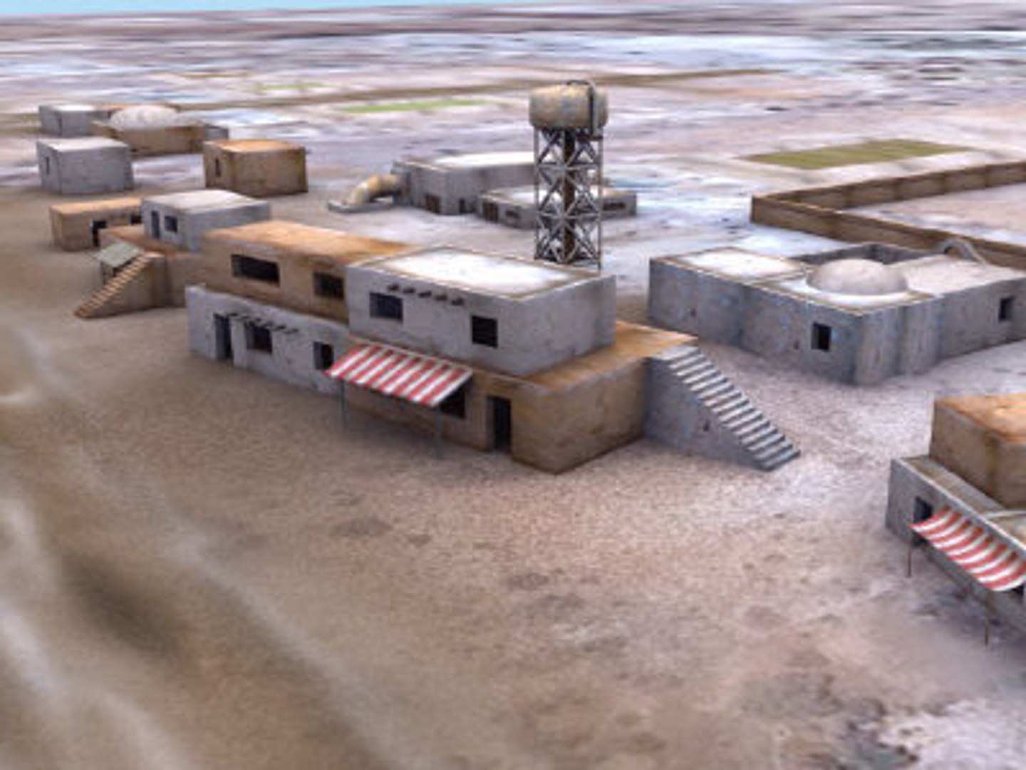 Maya Arab Building Desert Town