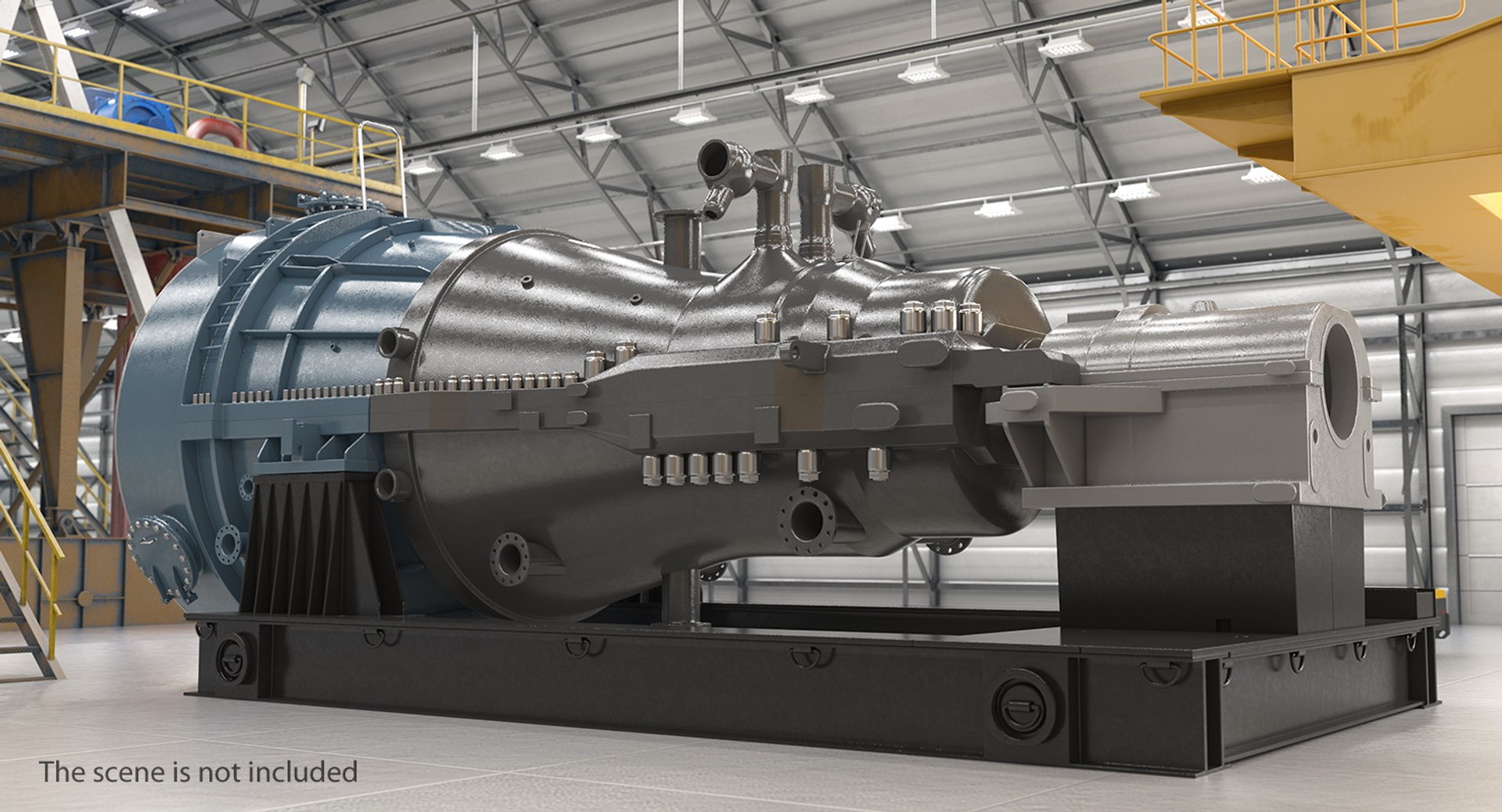 Siemens Sst-800 Steam Turbine 3D Model - TurboSquid 1400543