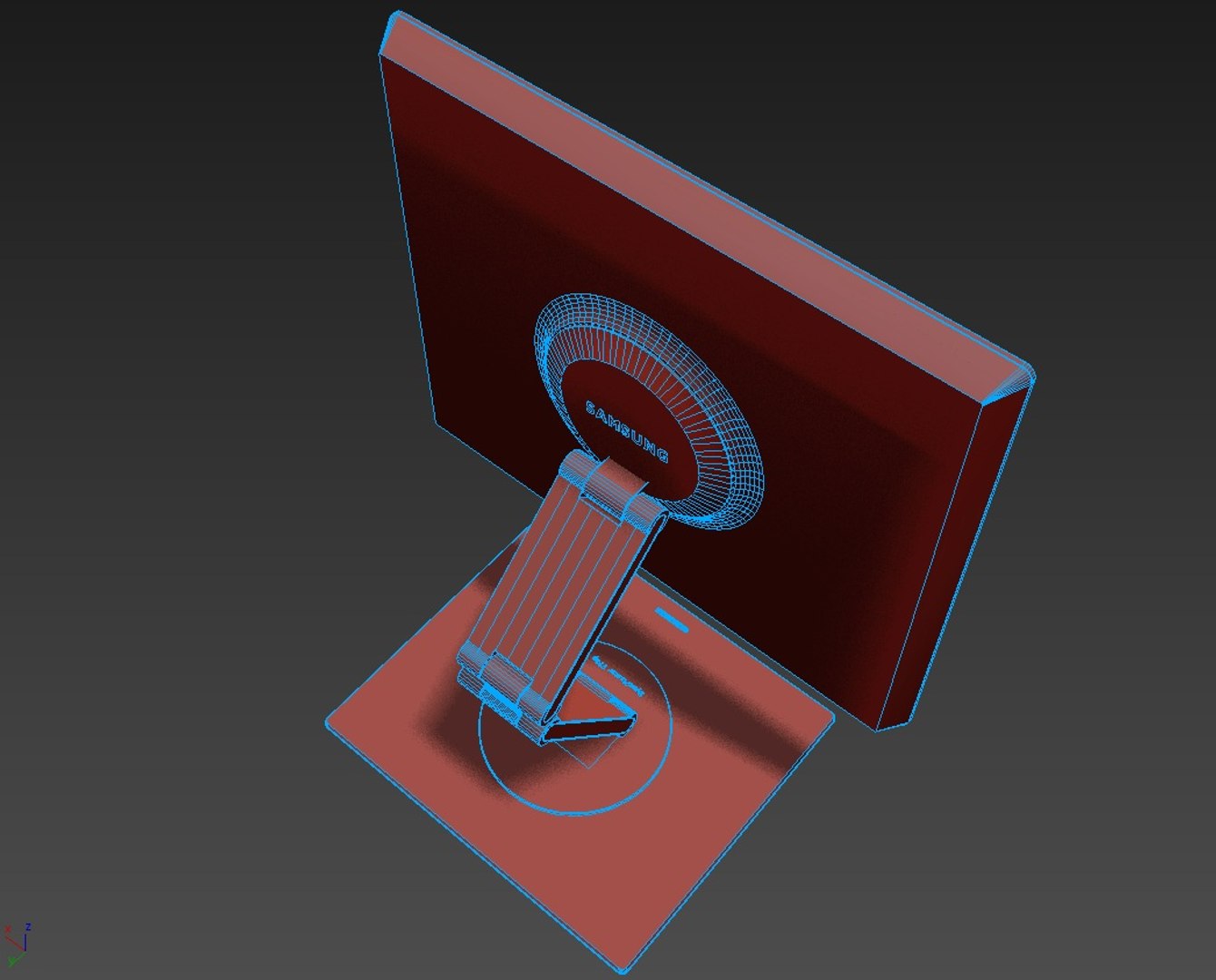 Professional Computer Monitor Samsung 3D Model - TurboSquid 1487199