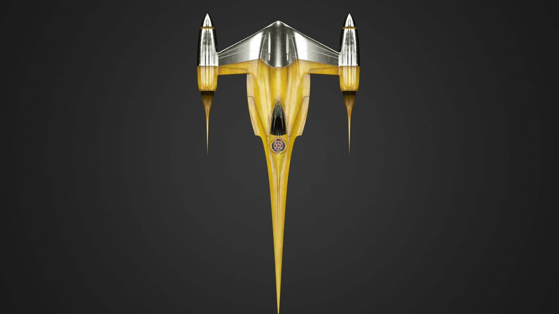 Naboo Starfighter 3D Model - TurboSquid 1653622