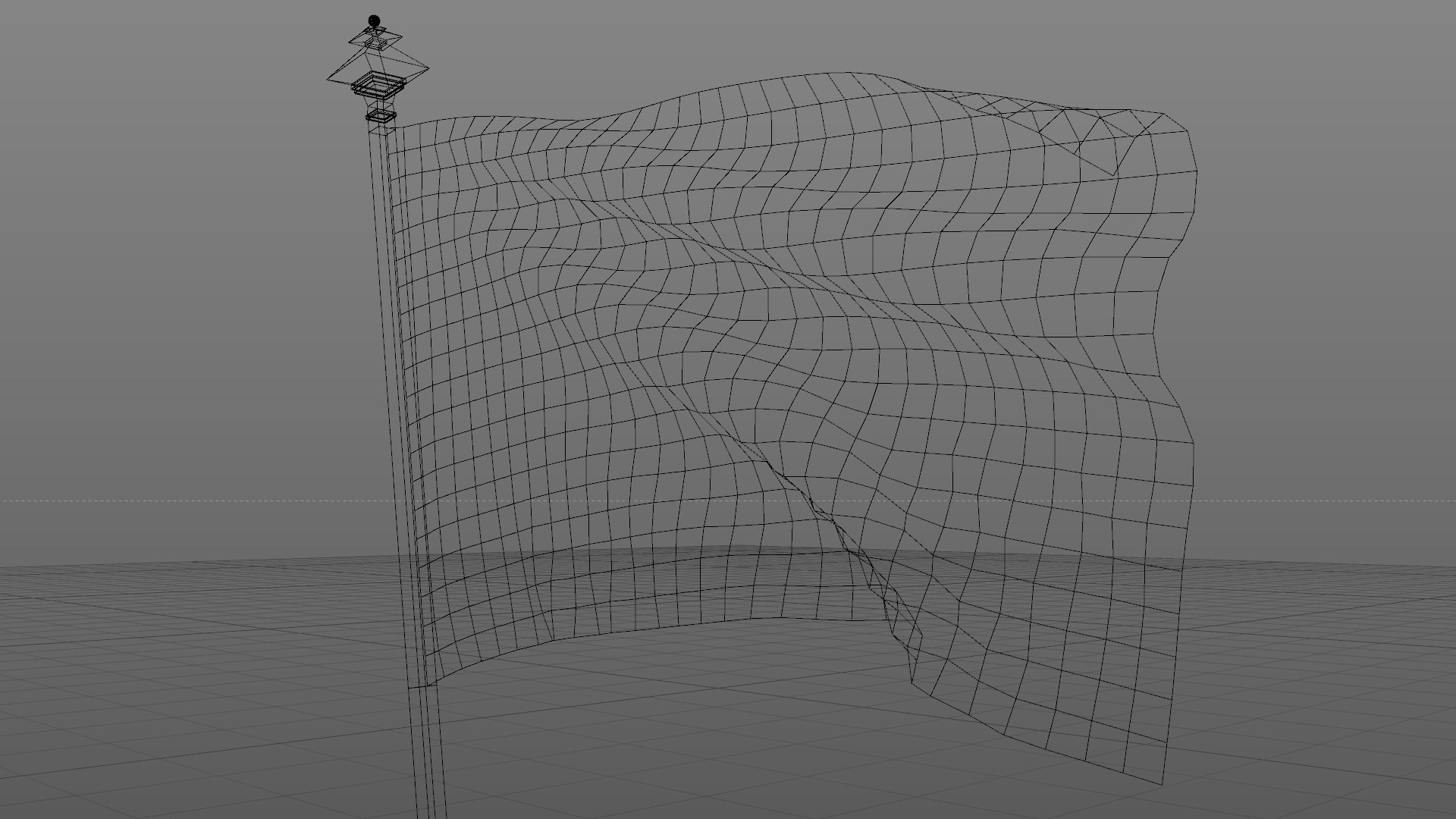 Flag Animation 3d Model