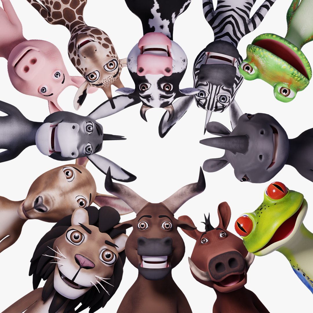 3D rigged toon humanoid animation - TurboSquid 1602144