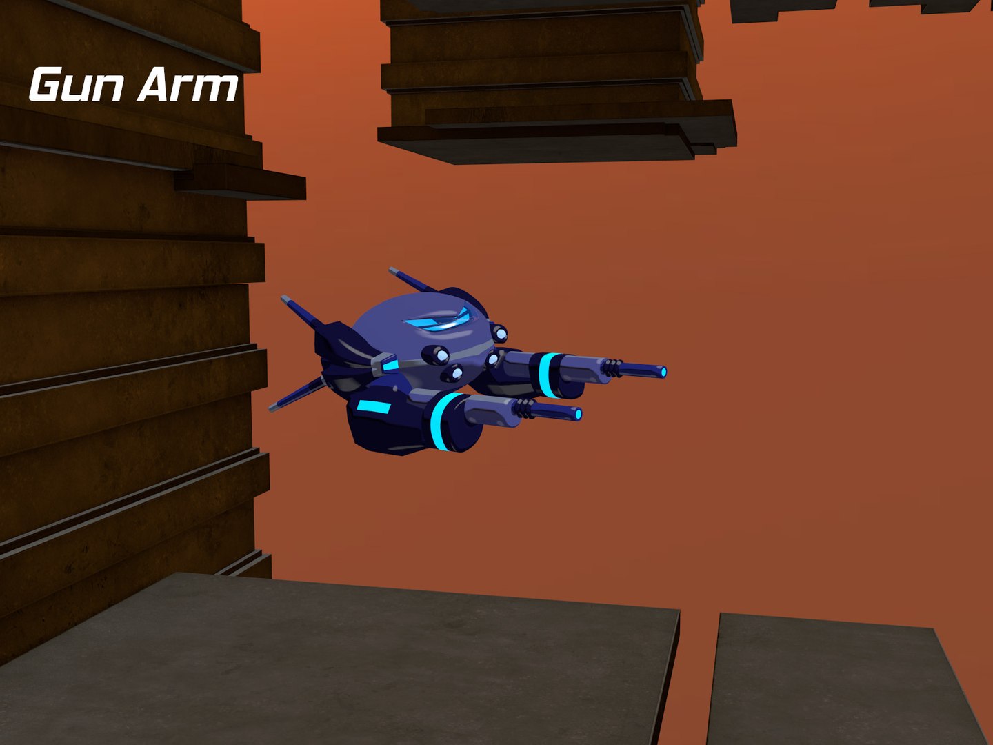 3D Atompunk Raygun Battle Pod Model - TurboSquid 1334247