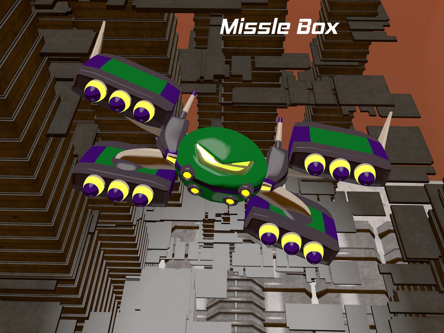 3D Atompunk Raygun Battle Pod Model - TurboSquid 1334247