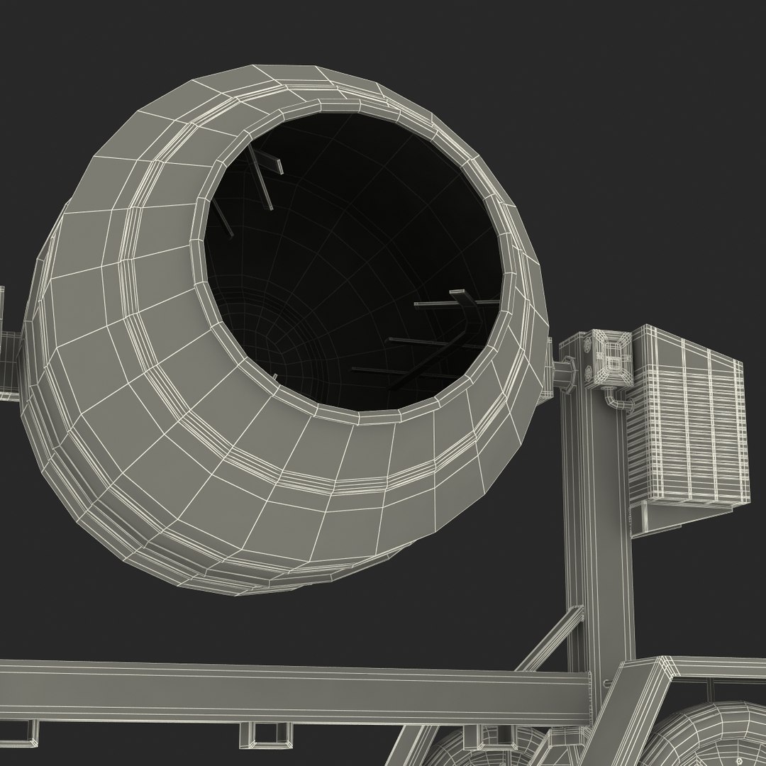 cement mixer 3d 3ds