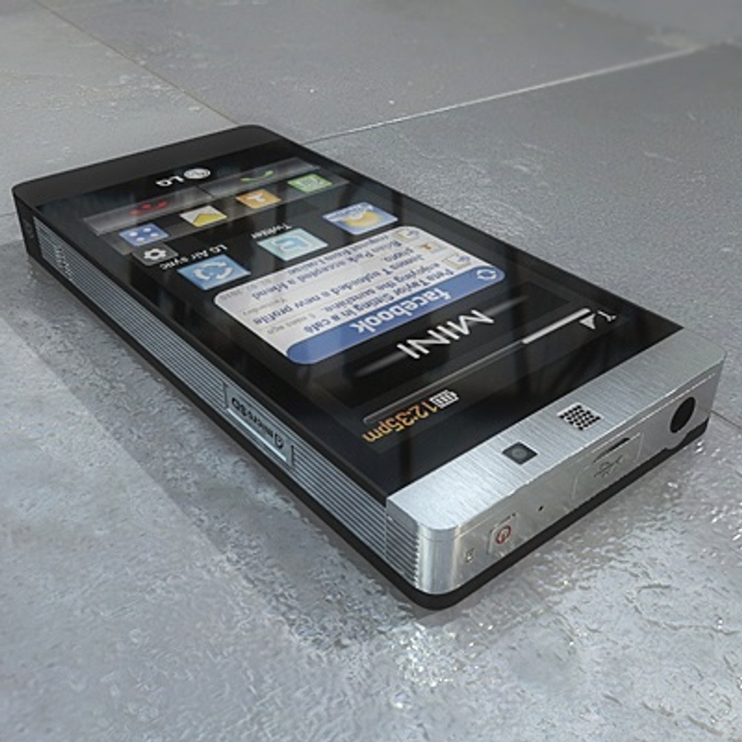 lg gd880 mini 3d model