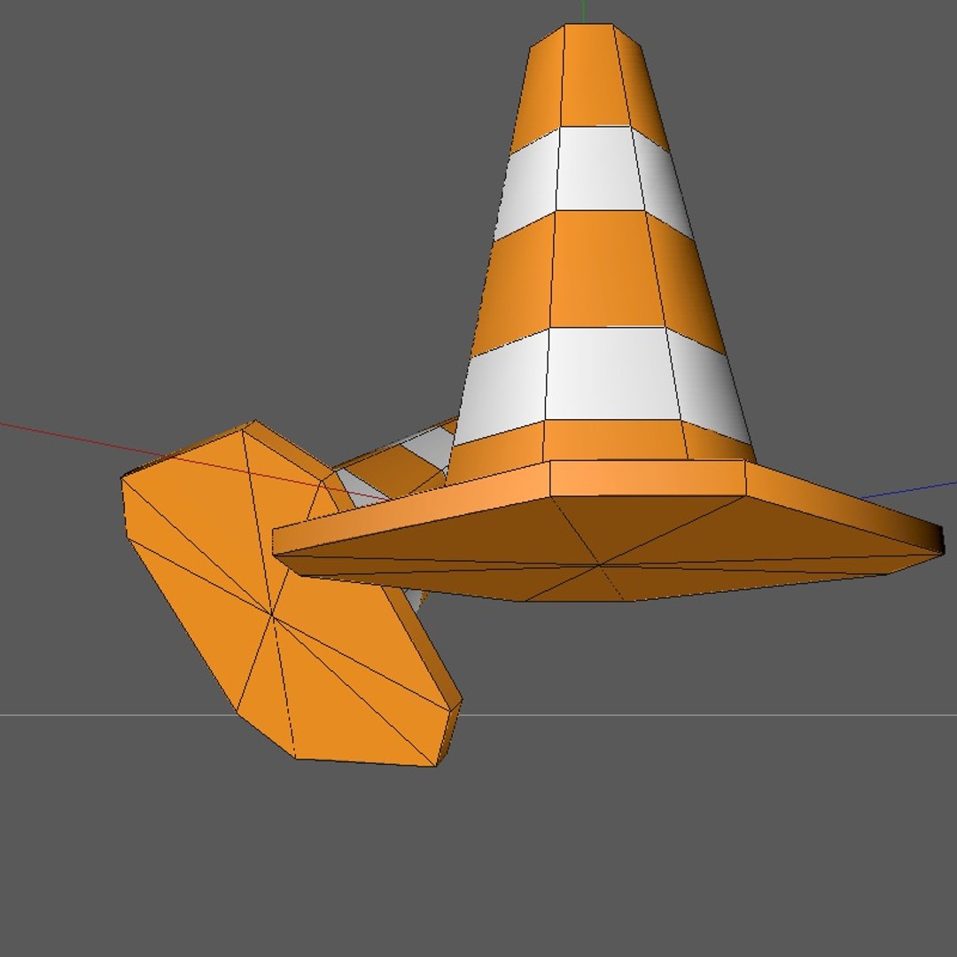 3D traffic cone model - TurboSquid 1450966