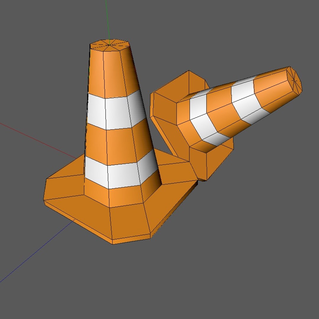 3D traffic cone model - TurboSquid 1450966