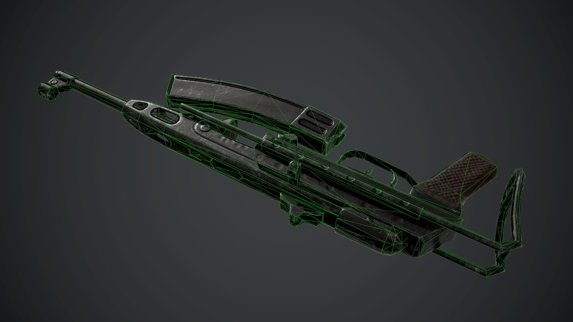 3D Model Vietnam Rifle K-50m - TurboSquid 1608179