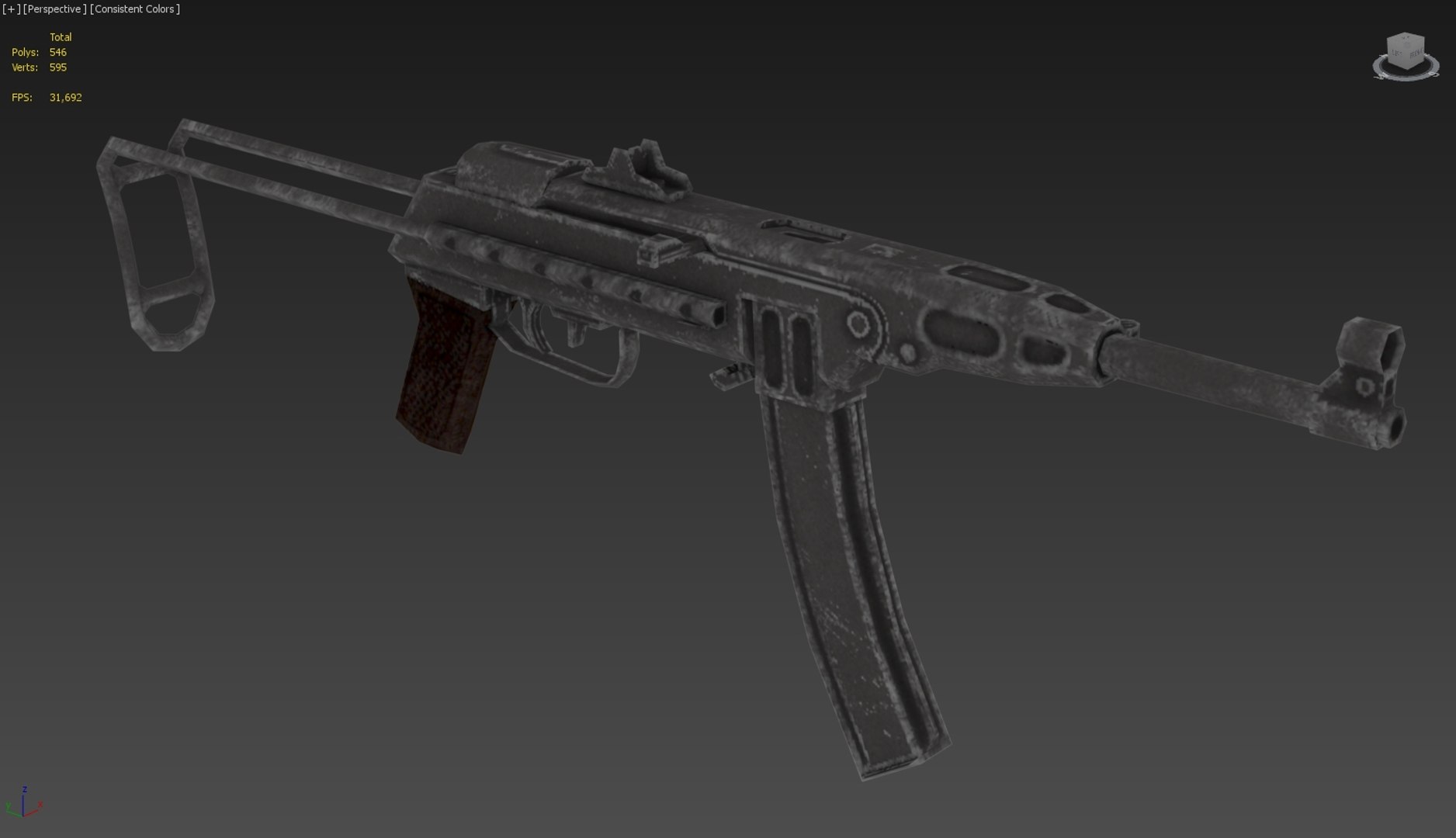 3D Model Vietnam Rifle K-50m - TurboSquid 1608179