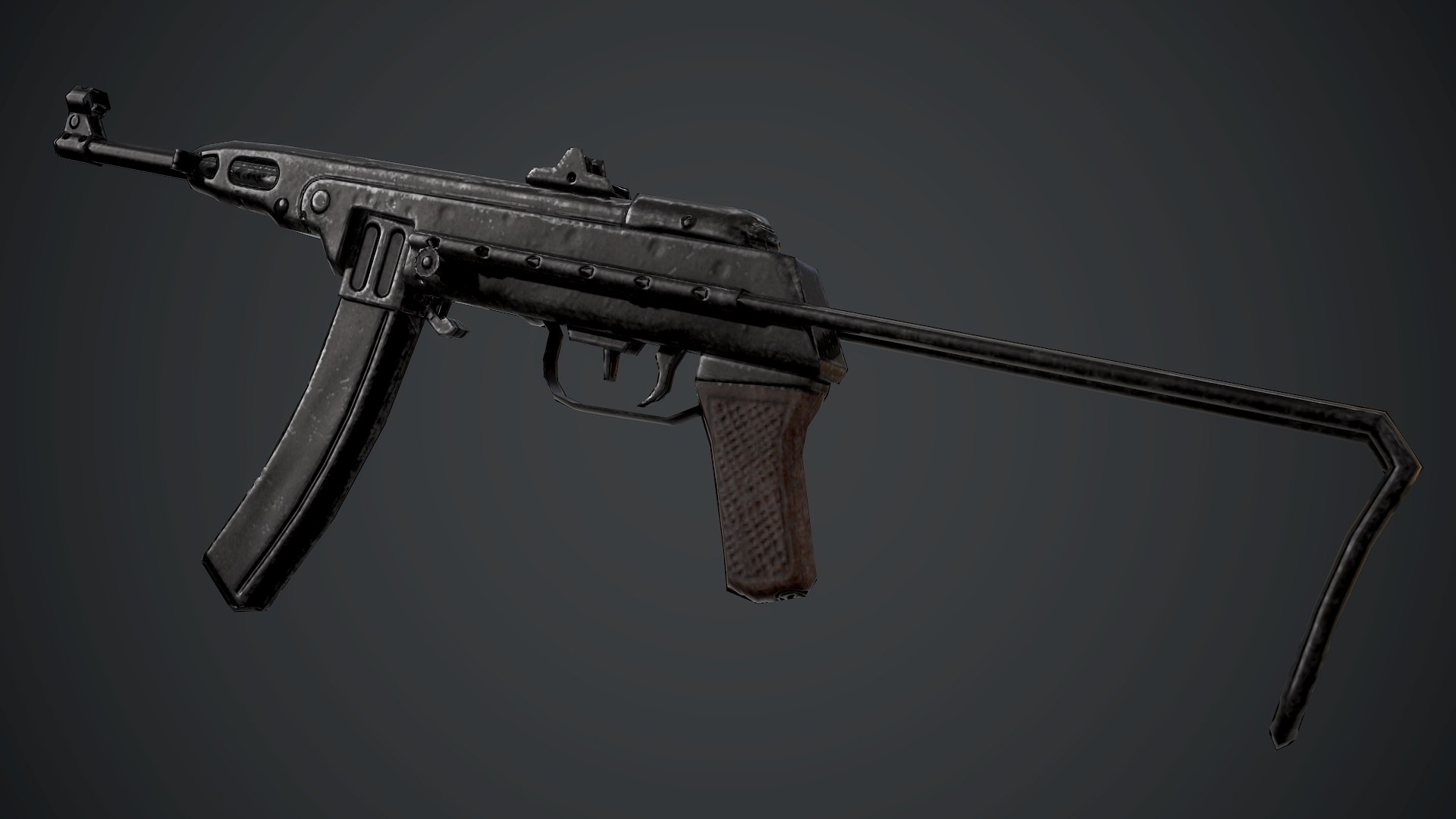 3D Model Vietnam Rifle K-50m - TurboSquid 1608179