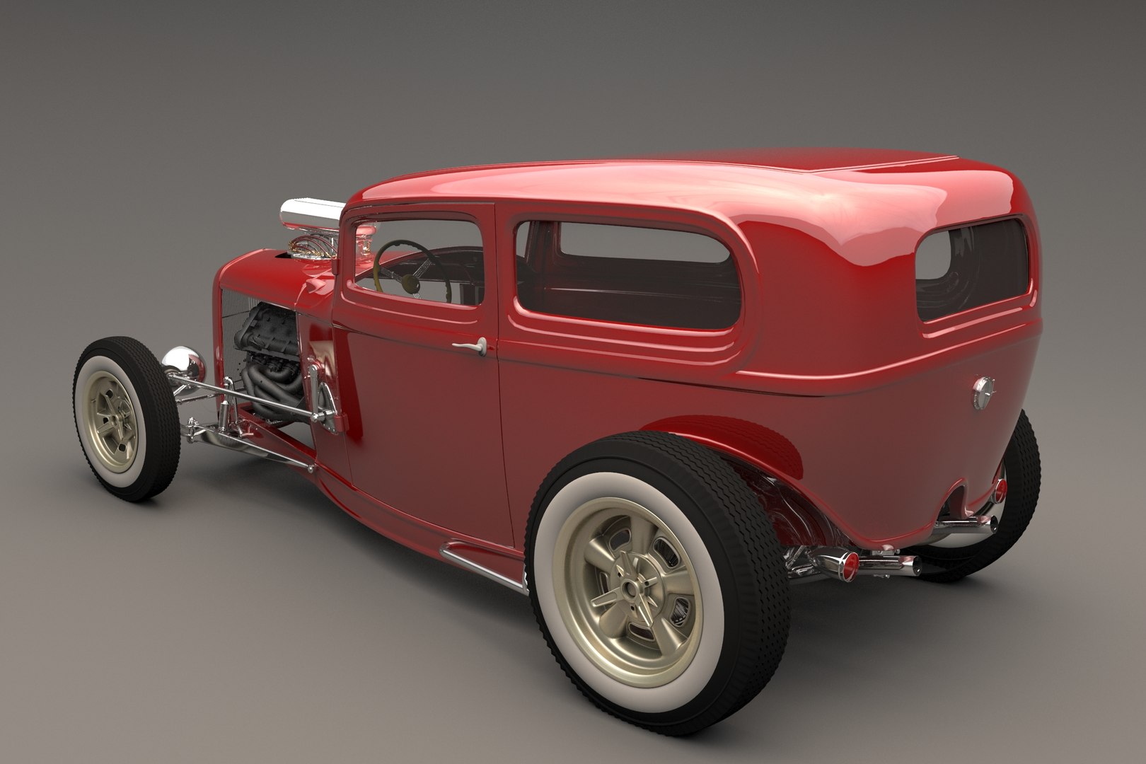 3D Hotrod Hot Rod - TurboSquid 1667103