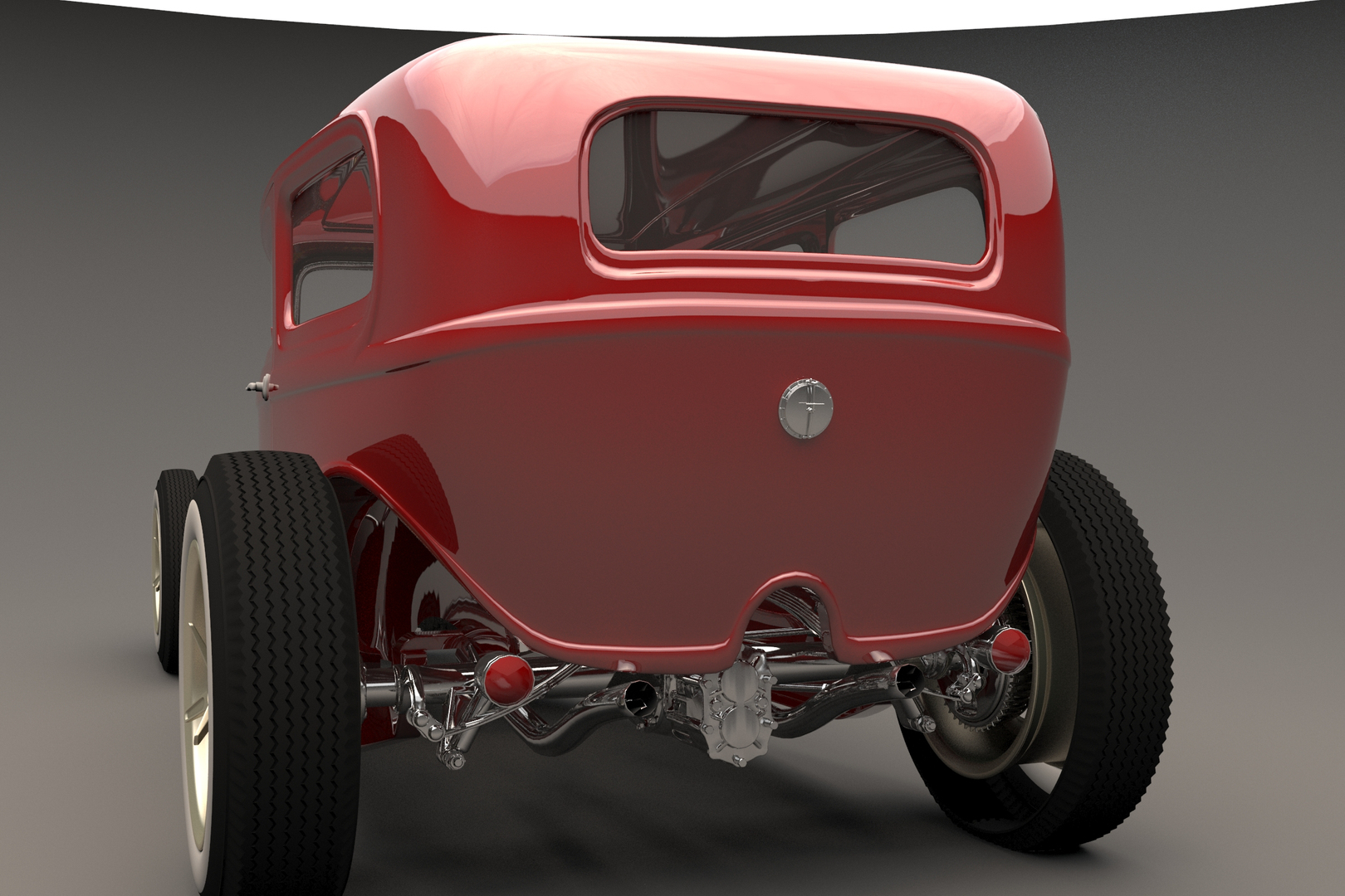3D hotrod hot rod - TurboSquid 1667103