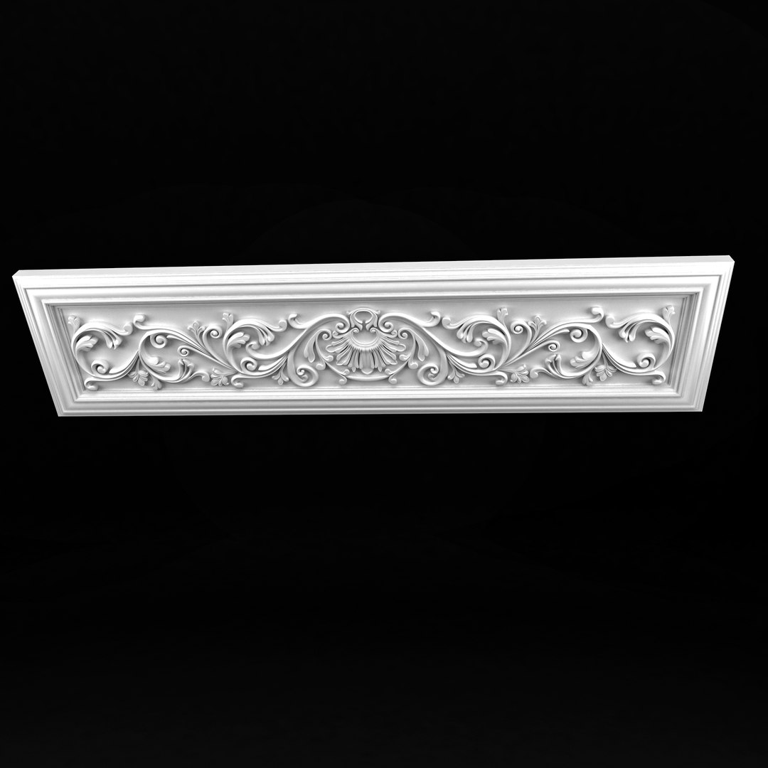 3D Model Decorative Panel Classical Style - TurboSquid 1245561