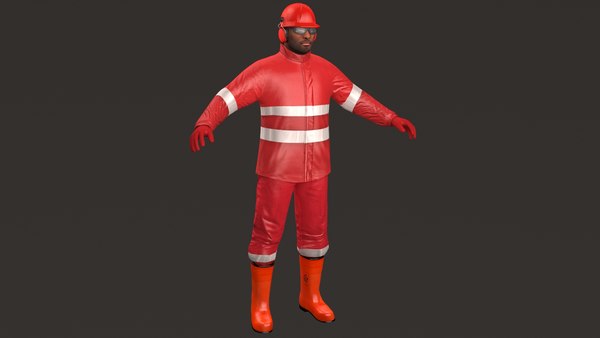 3D offshore worker model - TurboSquid 1532013