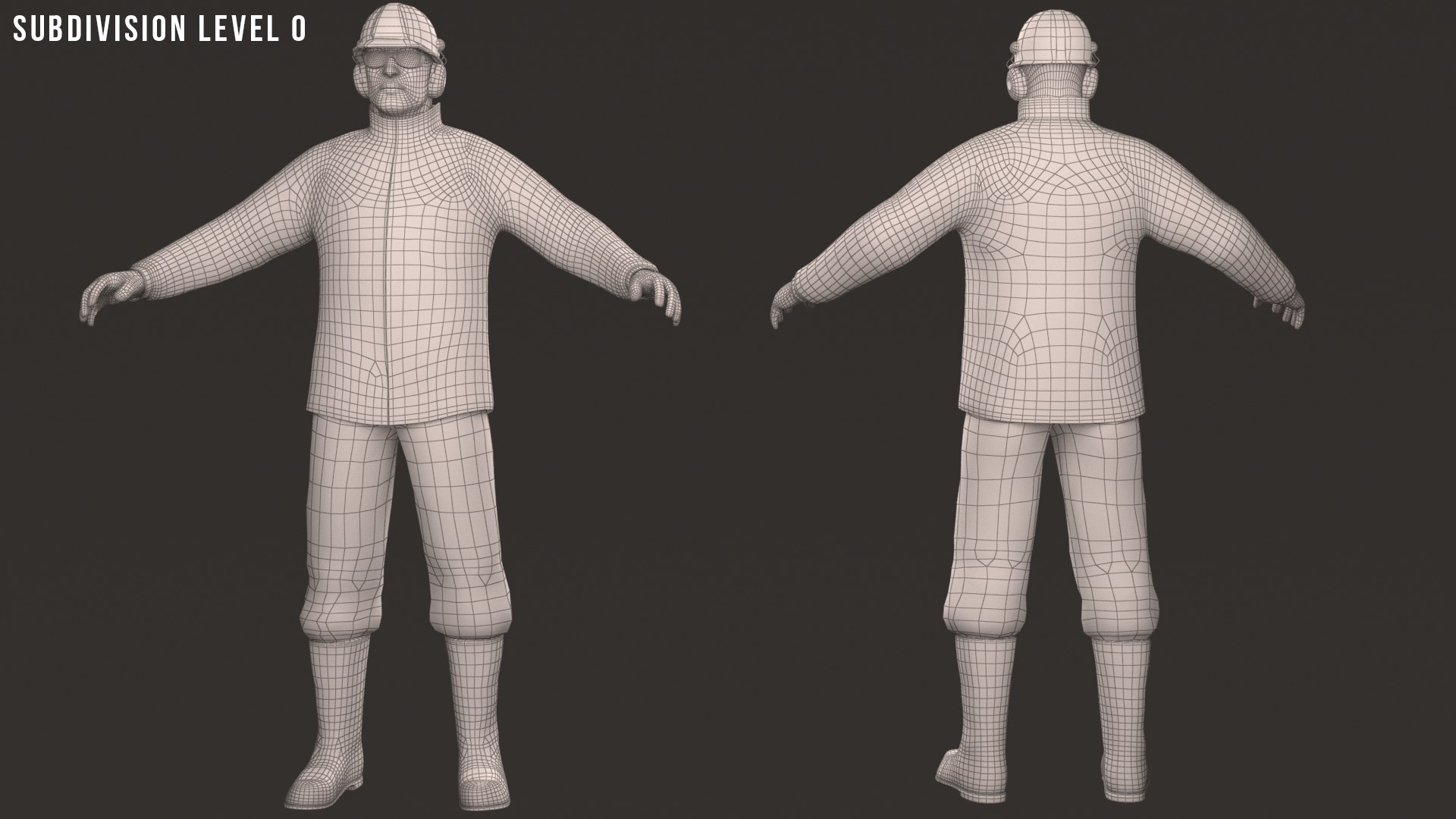 3D Offshore Worker Model - TurboSquid 1532013