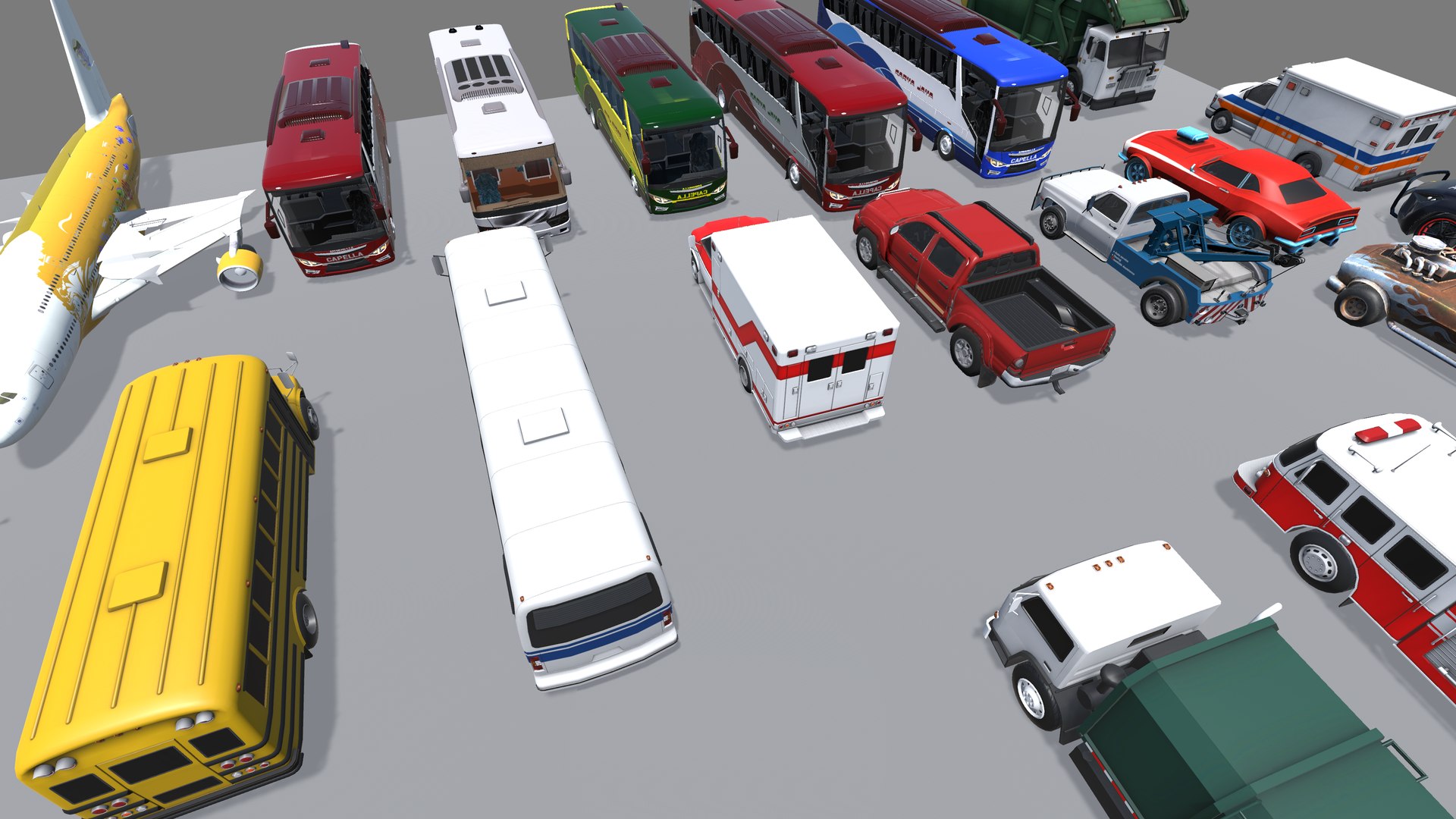 Vehicle Full Pack FBX With PBR Textures 3D - TurboSquid 2368454