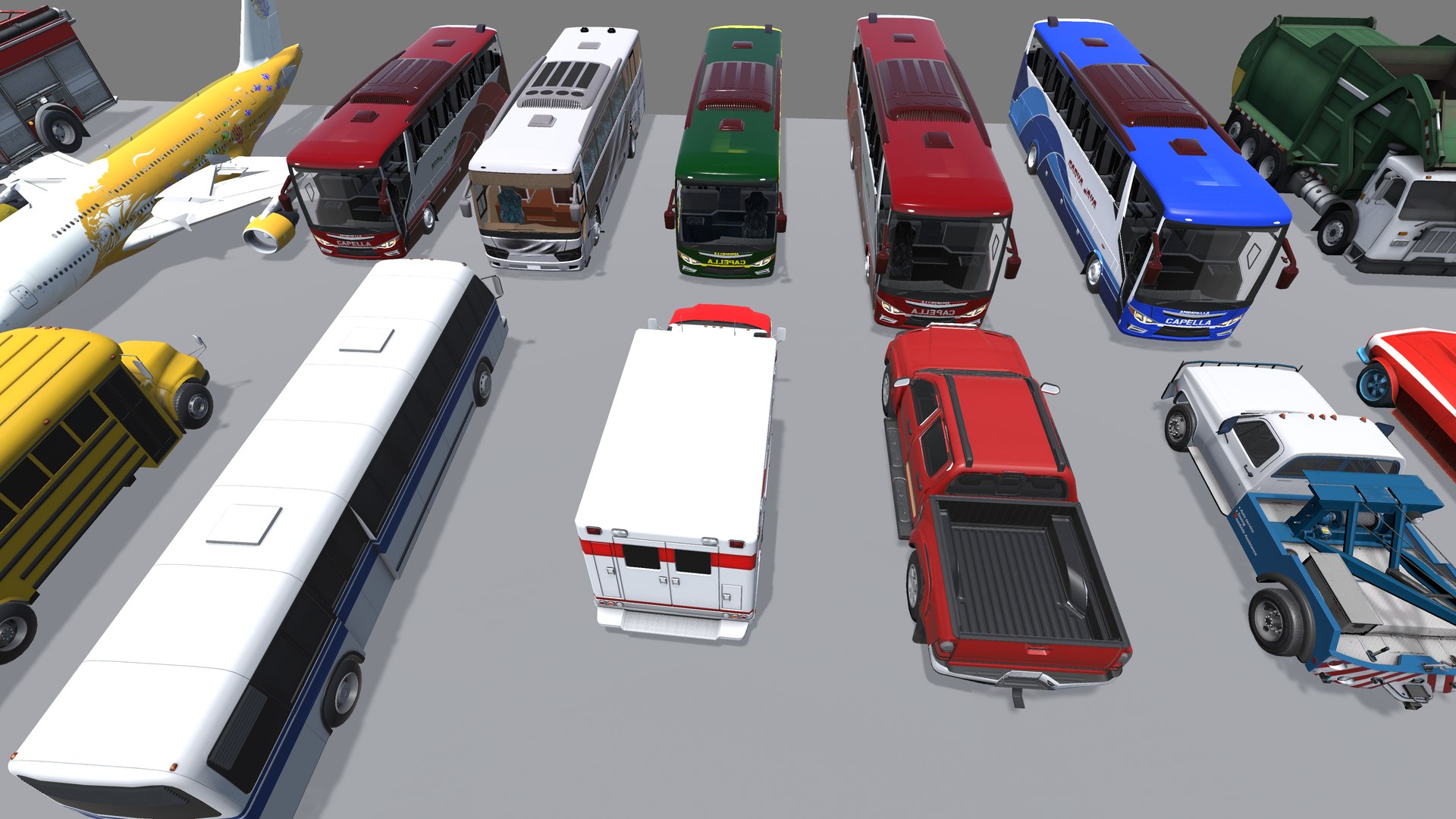 Vehicle Full Pack FBX With PBR Textures 3D - TurboSquid 2368454