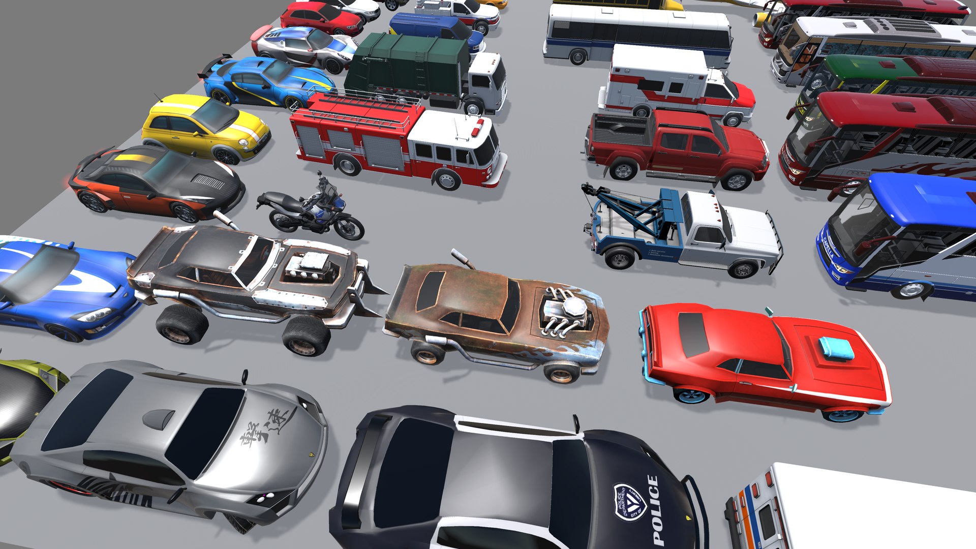 Vehicle Full Pack FBX With PBR Textures 3D - TurboSquid 2368454