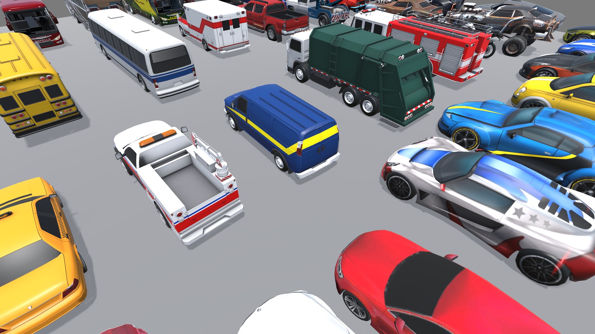 Vehicle Full Pack FBX With PBR Textures 3D - TurboSquid 2368454