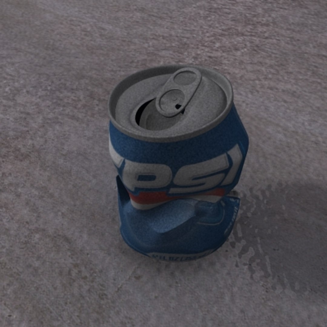 Pepsi Damaged Glass 3d Max