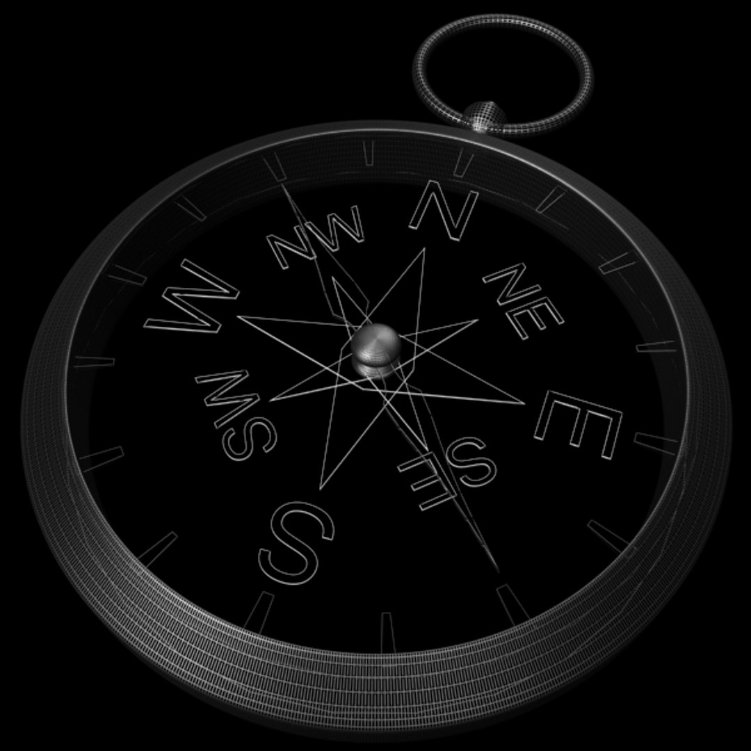 3d Model Compass S