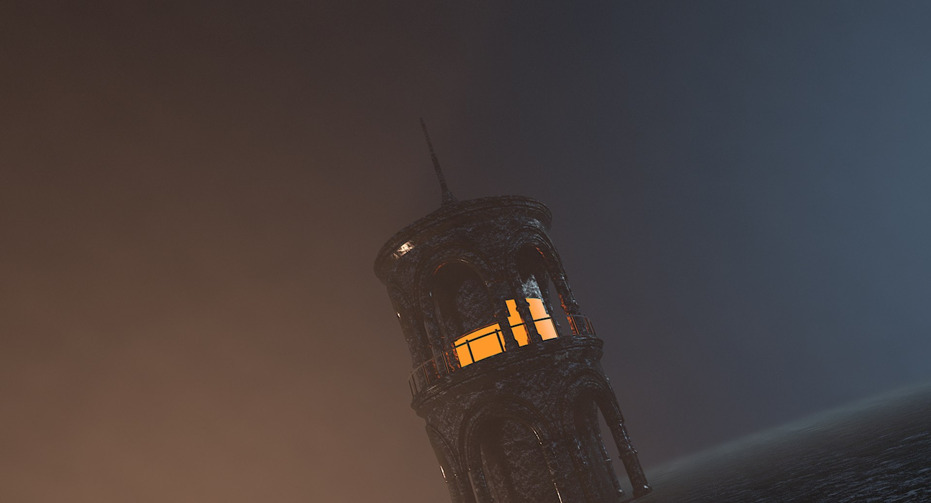 Concepts Black Tower Model - TurboSquid 1272998