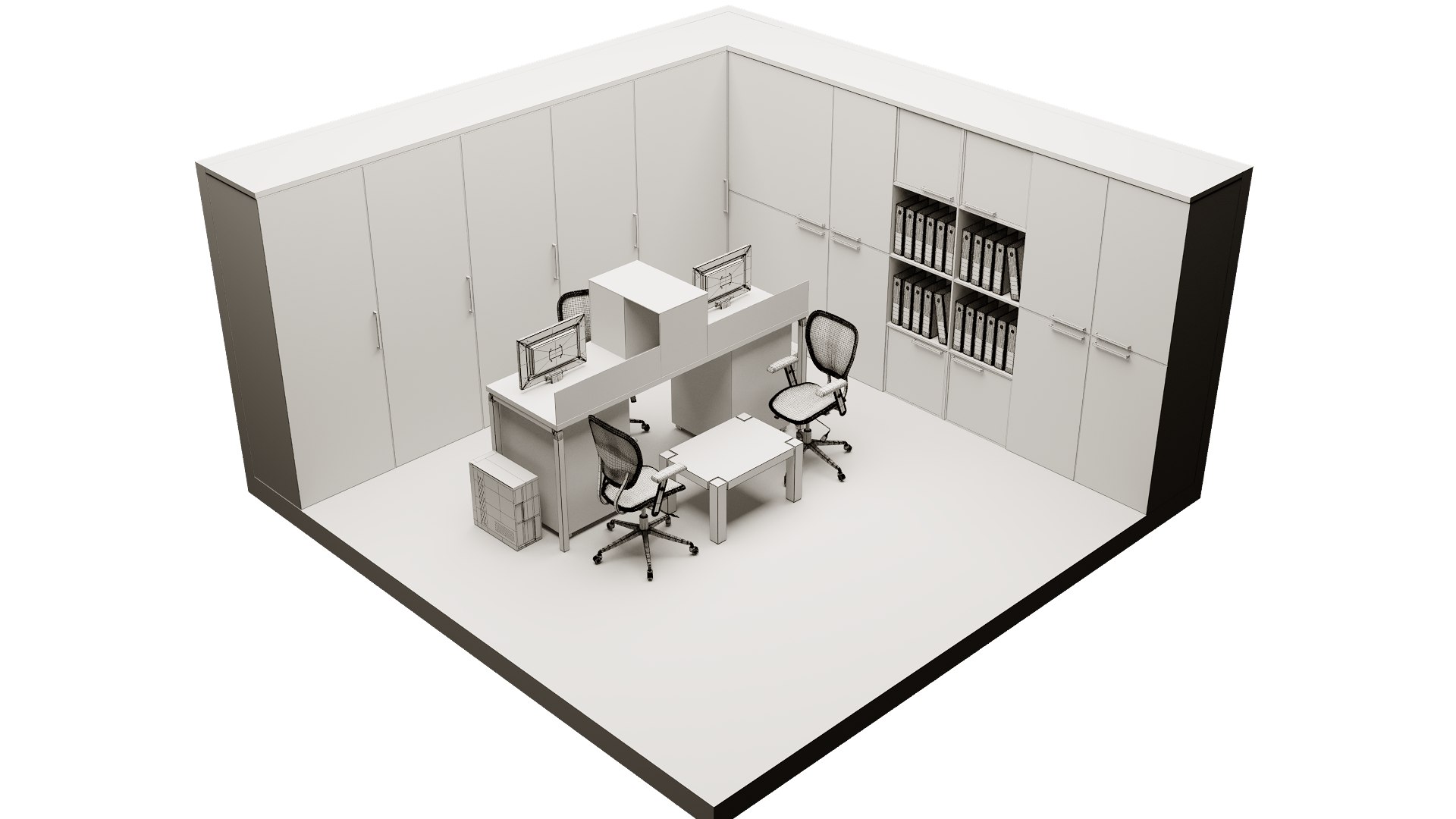 NFT Office Room 3D Model - TurboSquid 1900241