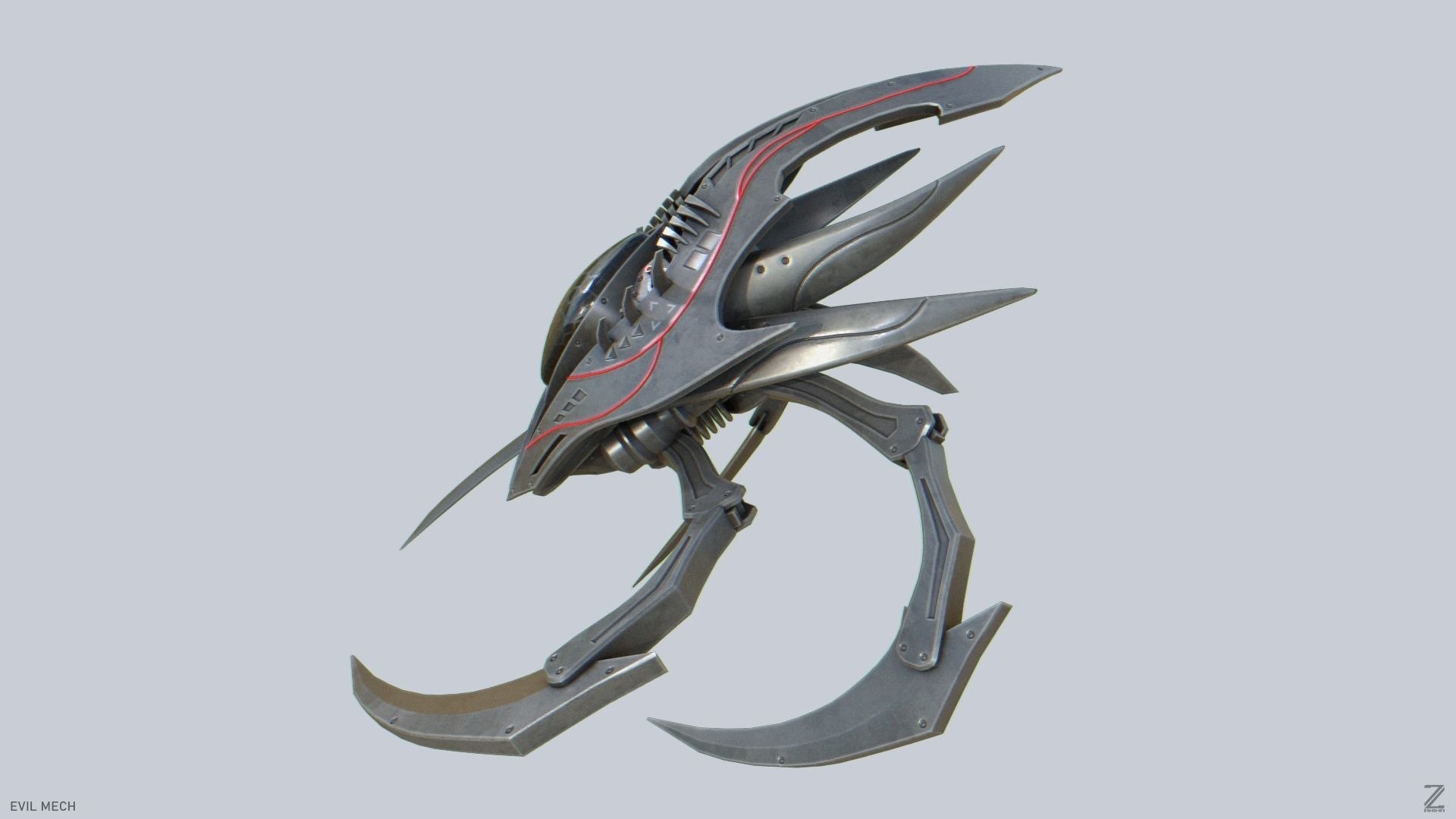 Evil Mech Model - TurboSquid 2156868