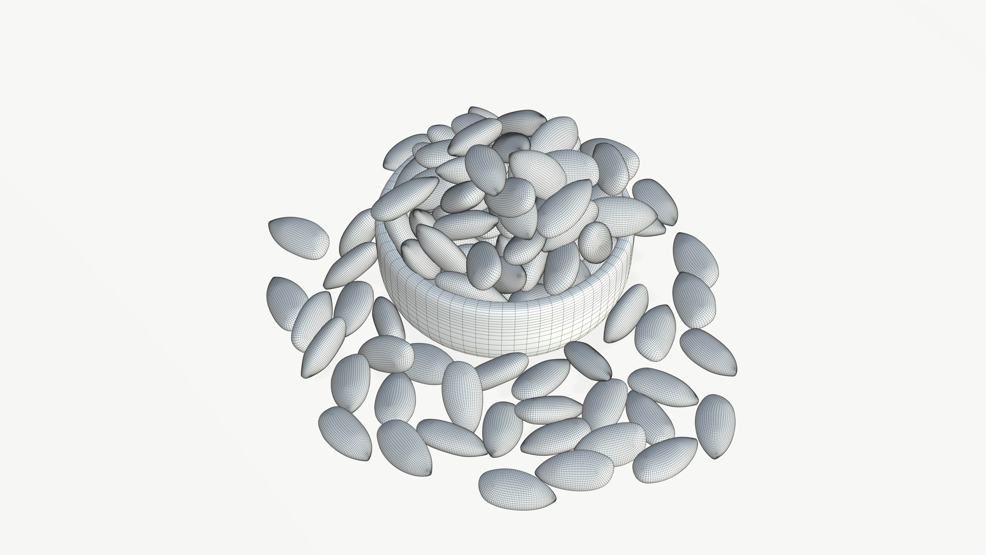 Almond Realistic 3D Model - TurboSquid 2007423