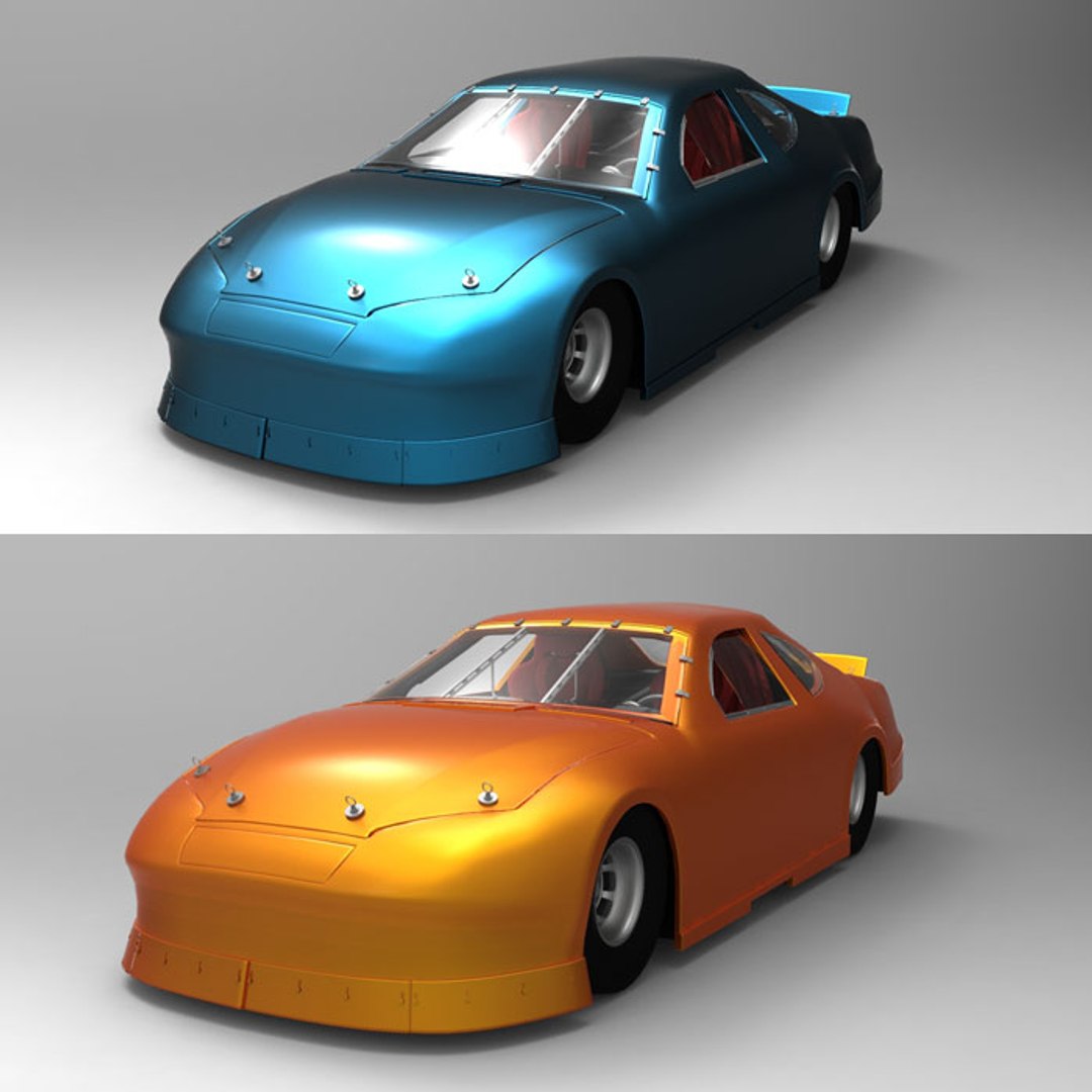 3d Nascar Car Model
