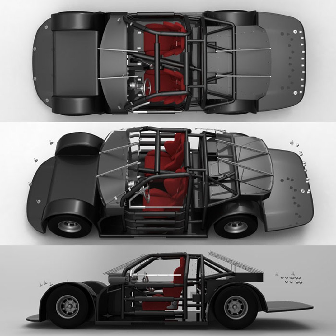 3d Nascar Car Model