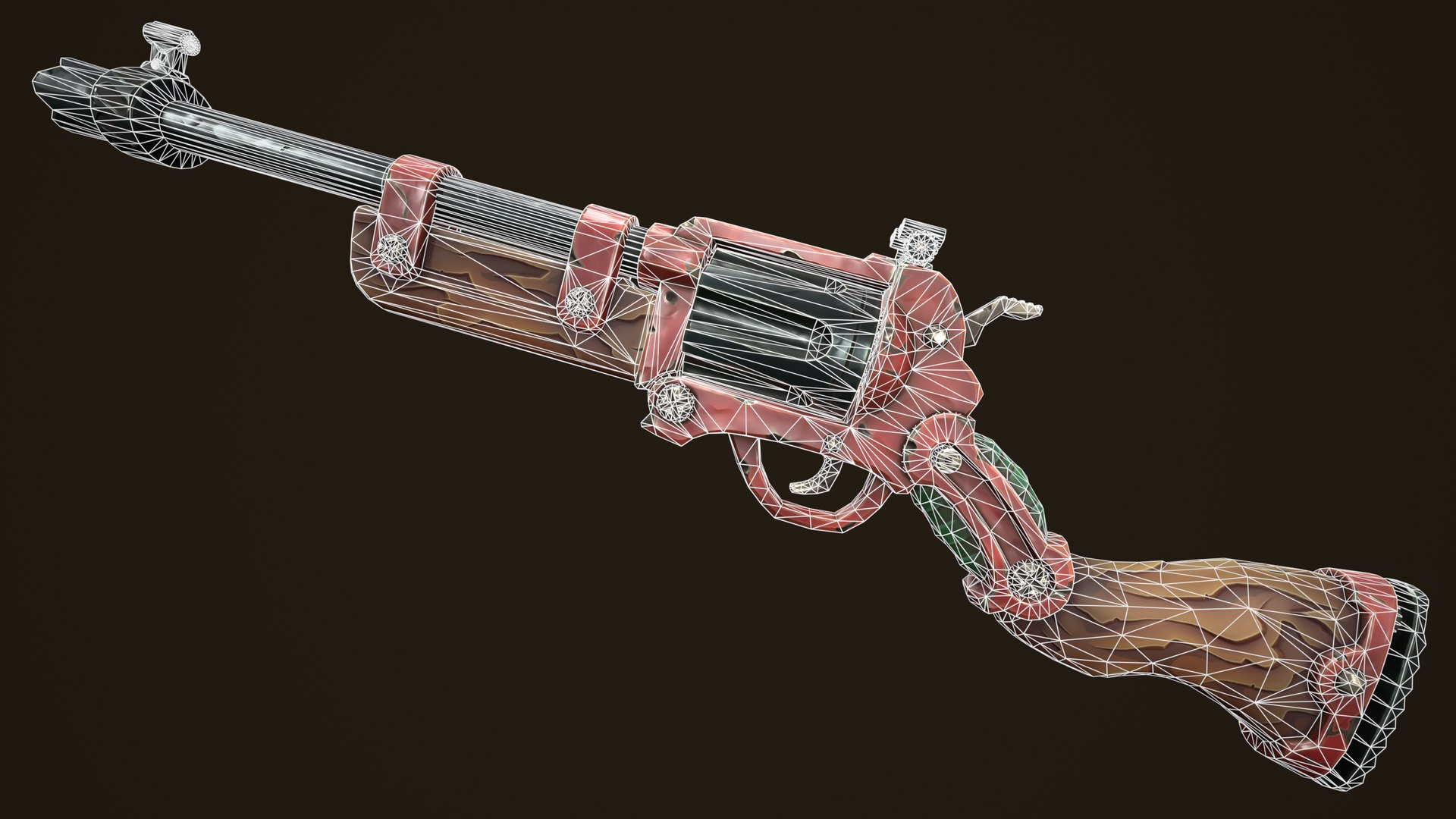 3D Modular Stylized Combat Rifle Shotgun Revolver Model - TurboSquid ...
