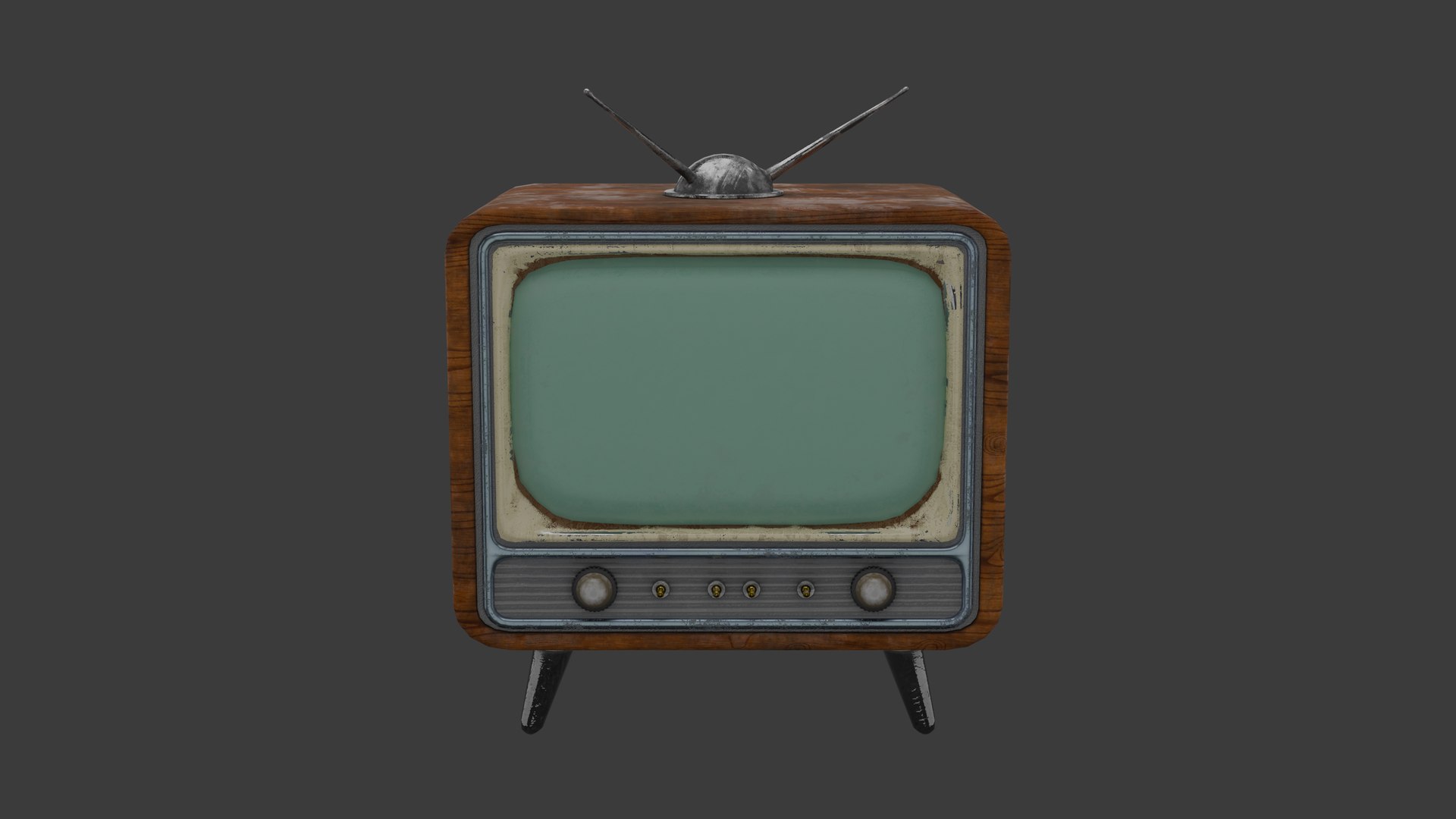 1950 Television 3D Model - TurboSquid 2321352