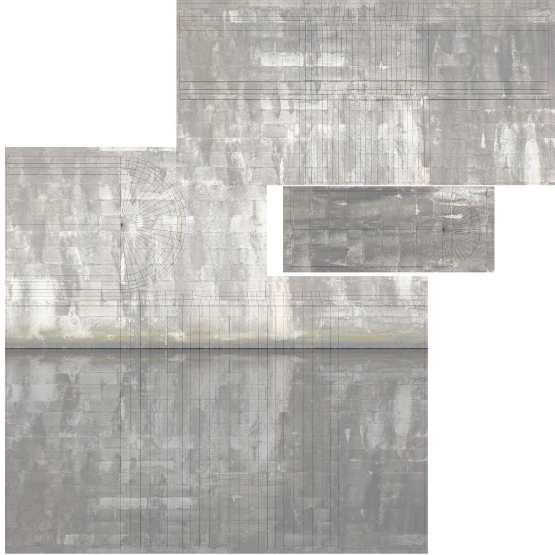 old stone bridge hitecture 3d max