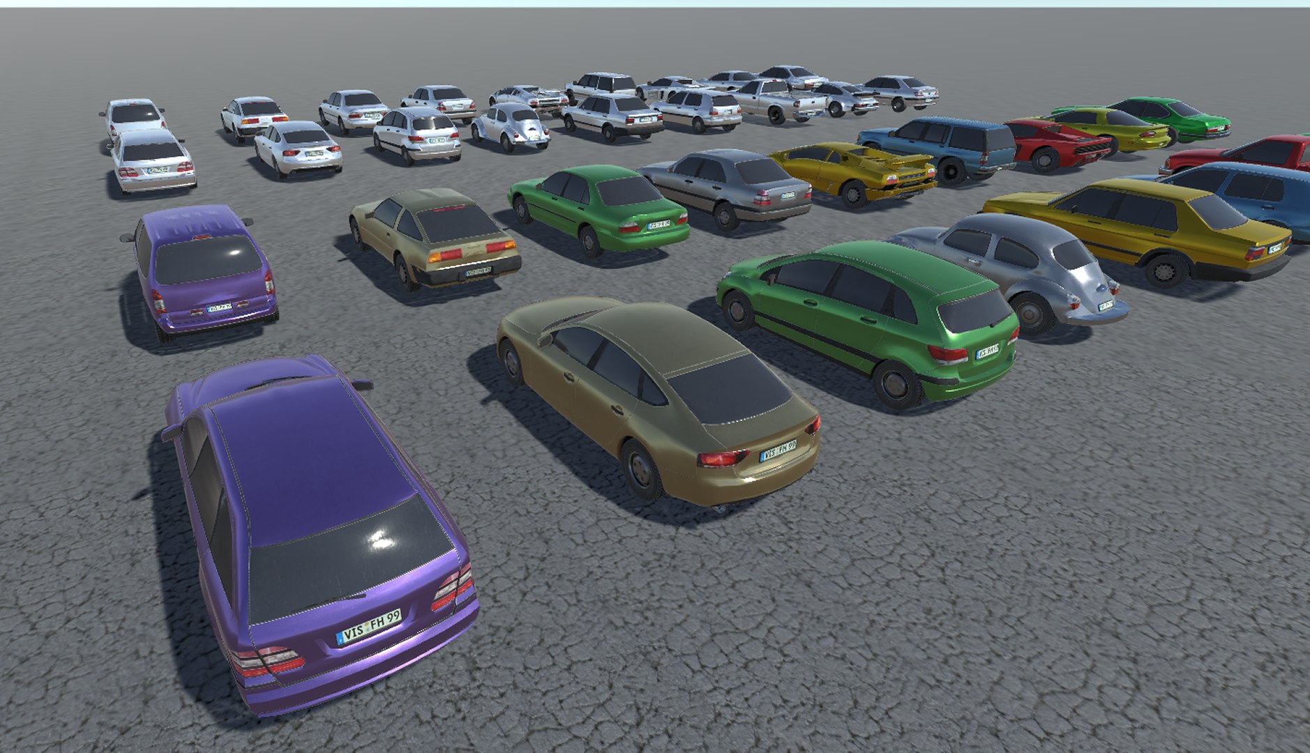 Cars Pbr 3D Model - TurboSquid 1615559